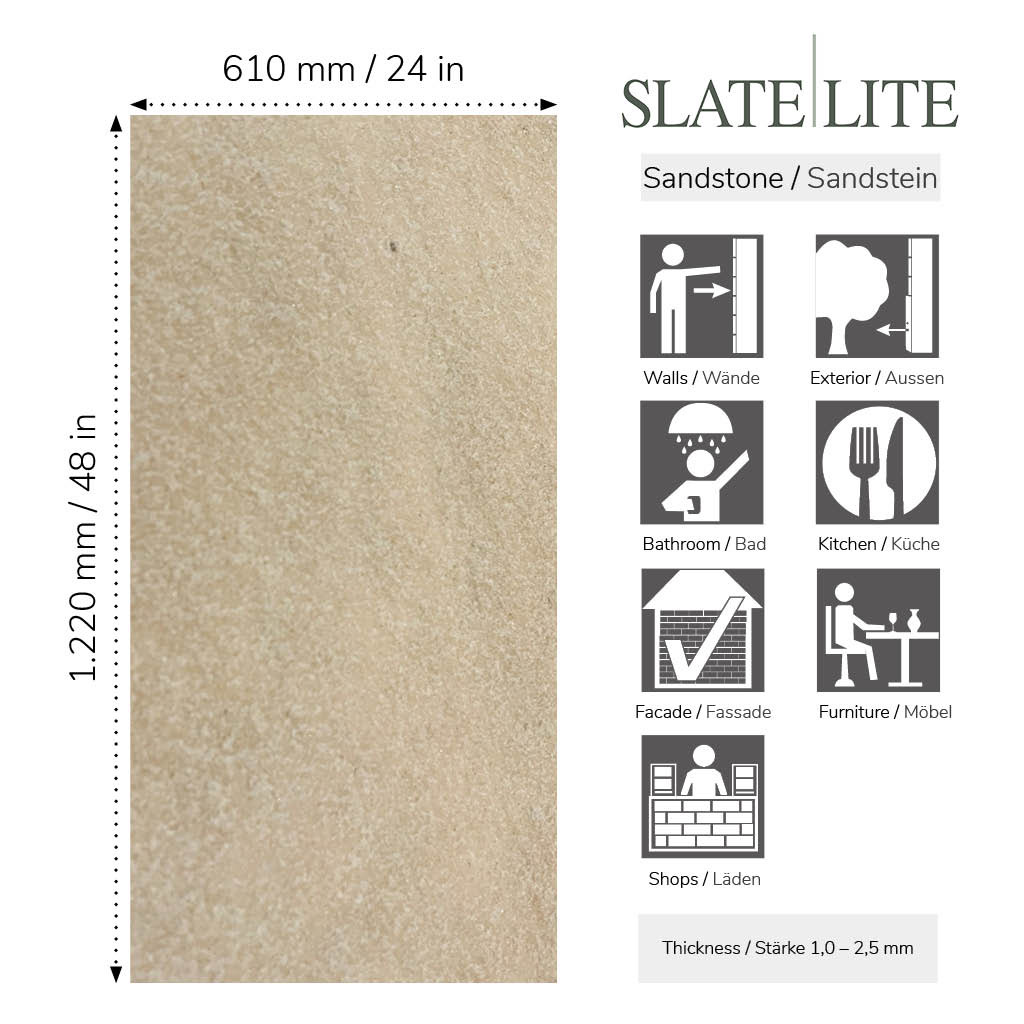 Mosaic Tile USA: Slate-Lite Clear White Stone Veneer